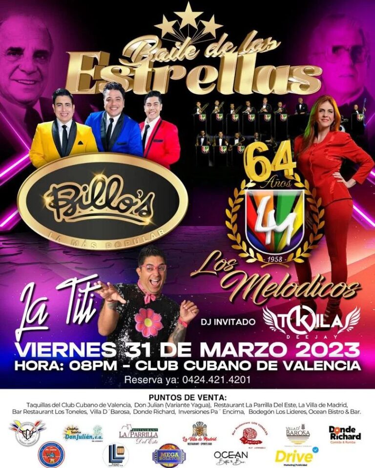 Eventos - Billo's Caracas Boys